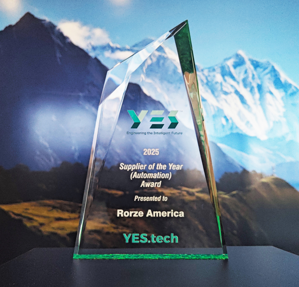 Yield Engineering Systems 2025 Supplier Award to U.S. Subsidiary - RORZE